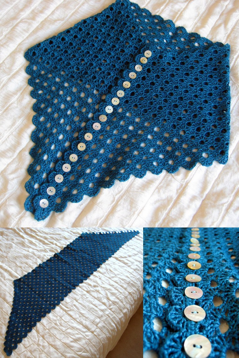 Multiplicity Buttoned Shawl | Make My Day Creative